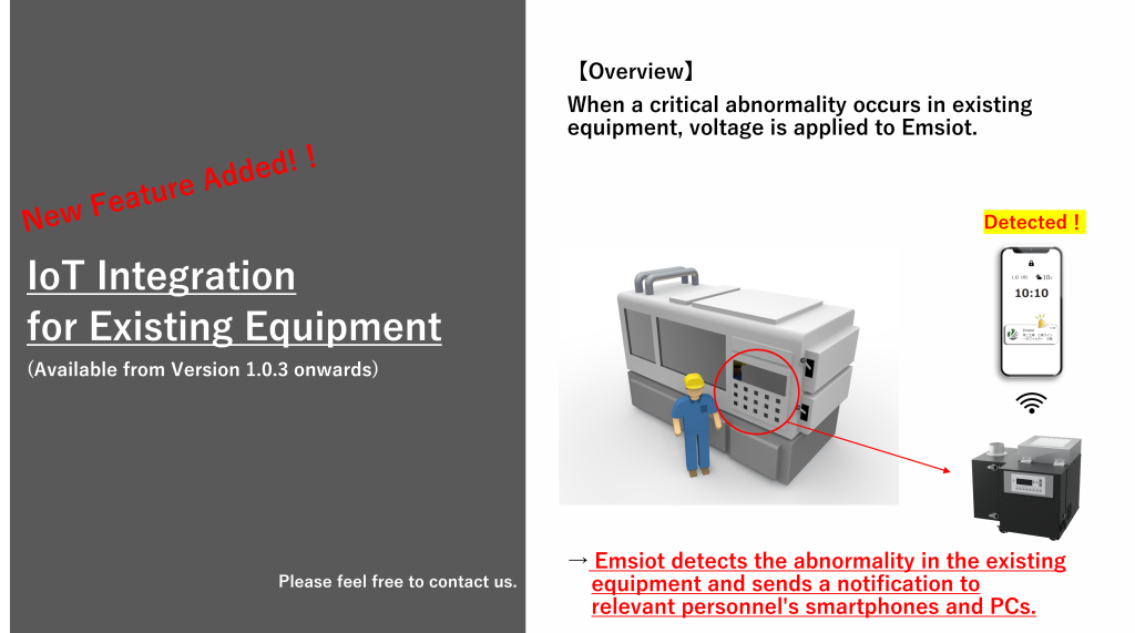 New Feature/IoT Integration for Existing Equipment with Emsiot ...